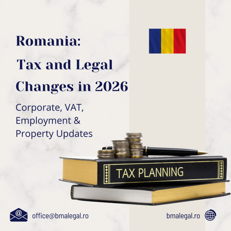 Romania: Tax and Legal Changes in 2026 - Corporate, VAT, Employment ...